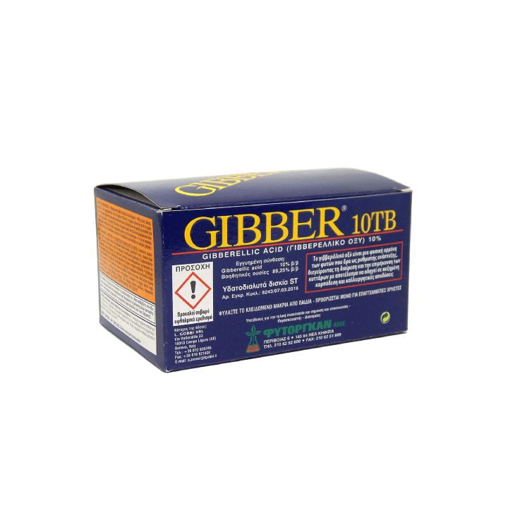 GIBBER 10TB - Γιββεριλλικό οξύ 10% σε δισκία (1 τεμάχιο) - Geosupplies